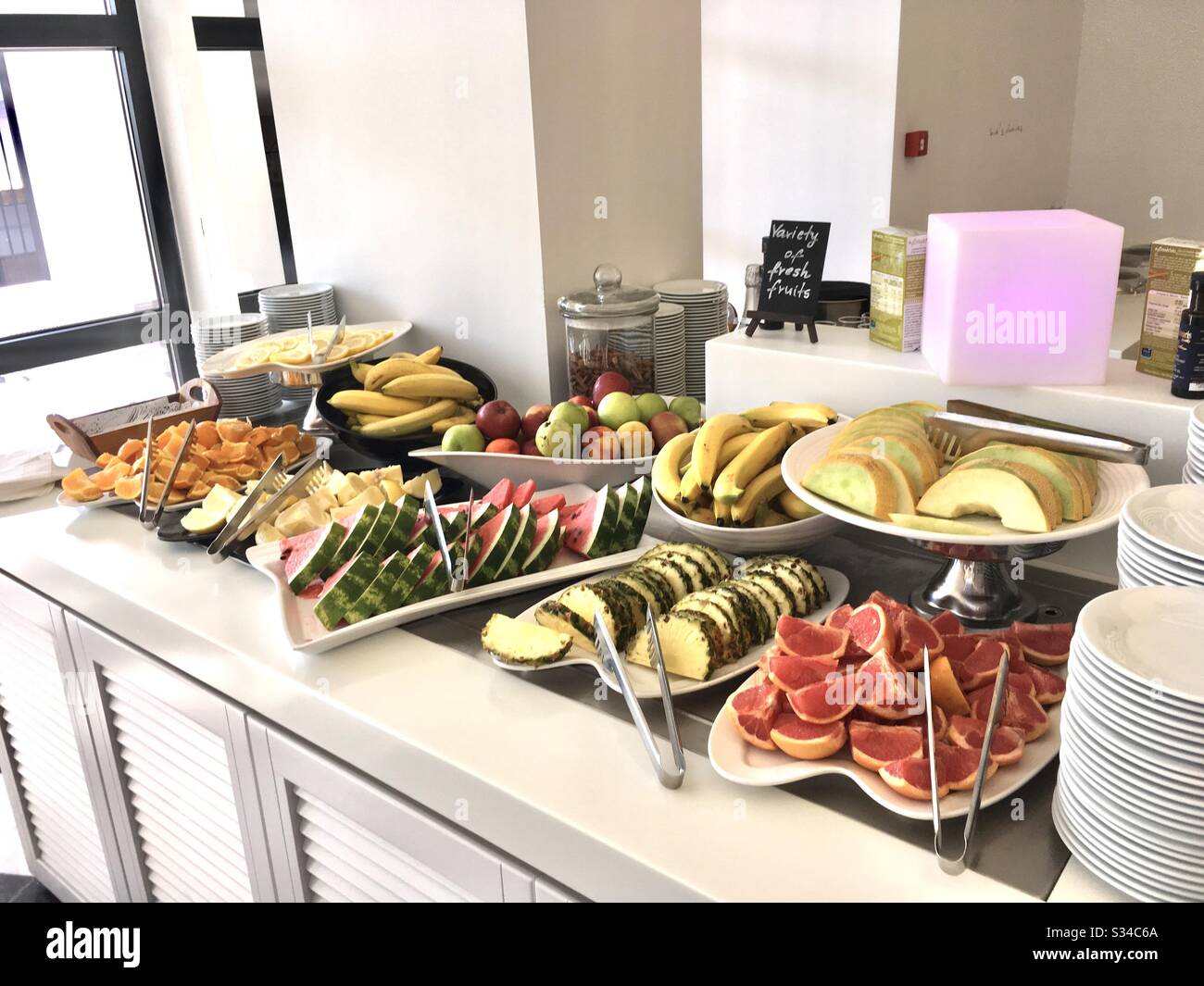 Fresh fruit buffet Stock Photo - Alamy