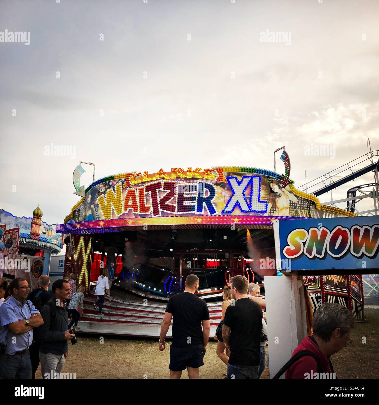 Waltzer Ride At Fairground High Resolution Stock Photography and Images ...