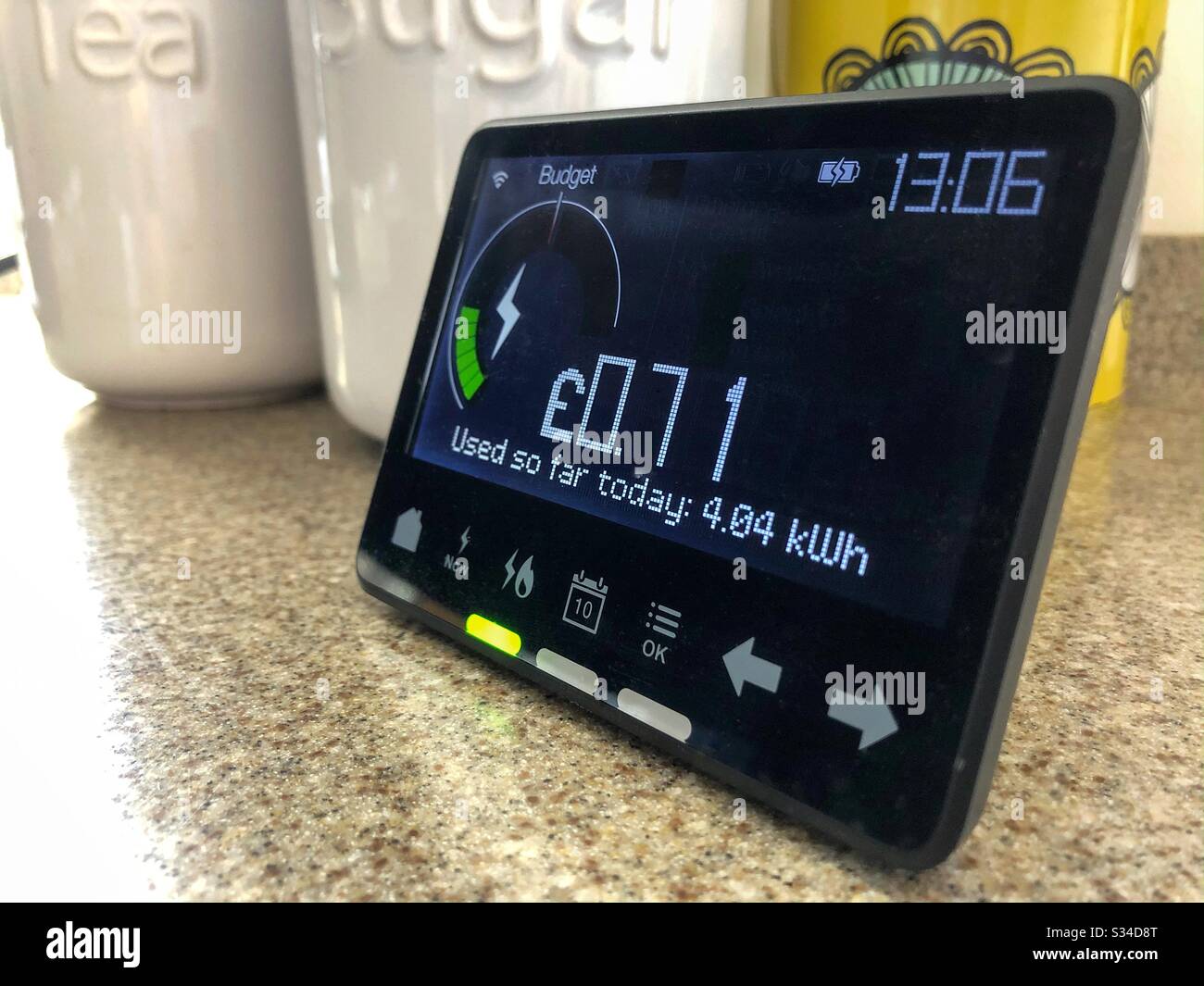 Smart meter in a kitchen Stock Photo - Alamy