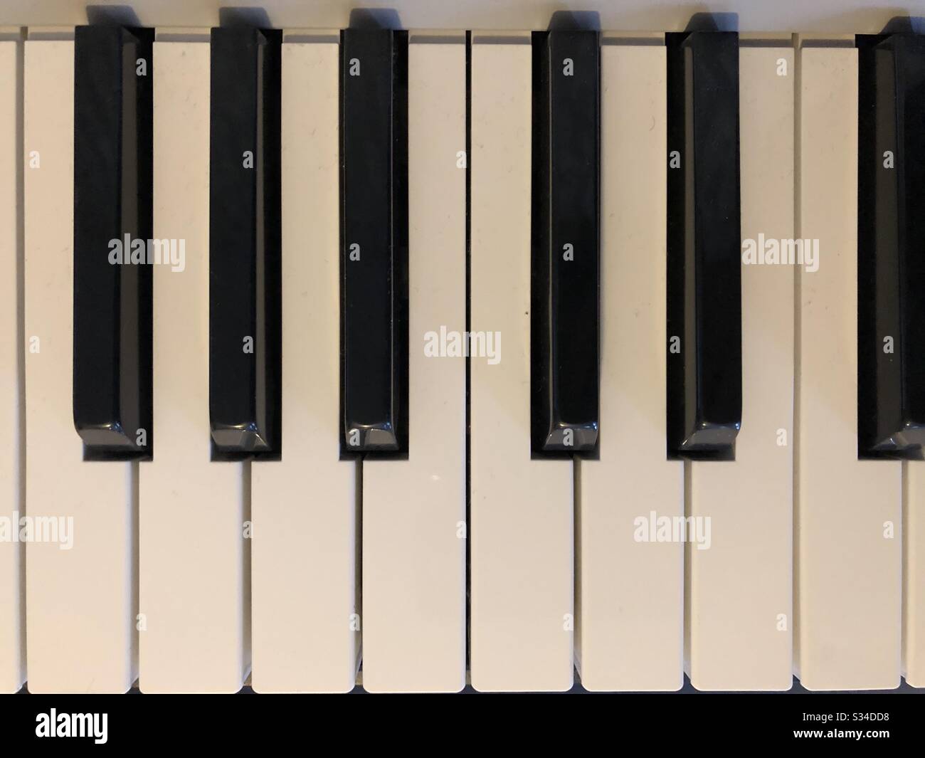 Piano Keyboard Close Up Stock Photo - Alamy