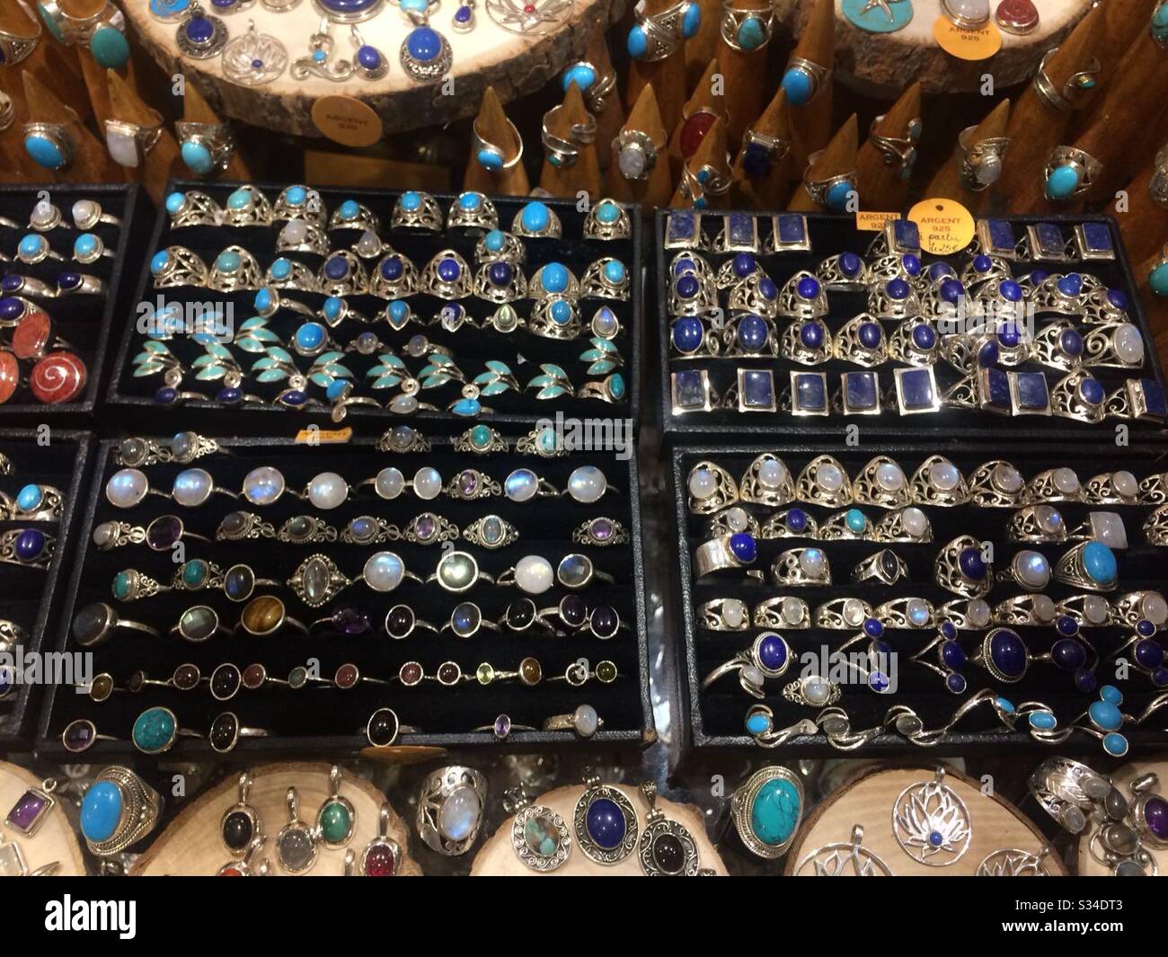 Boho rings hi-res stock photography and images - Alamy