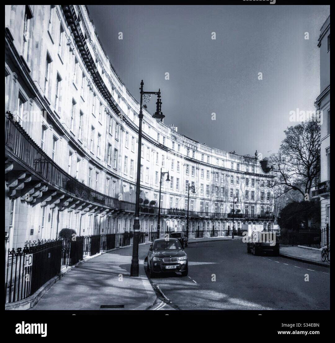 Empty London streets, Belgravia Stock Photo - Alamy