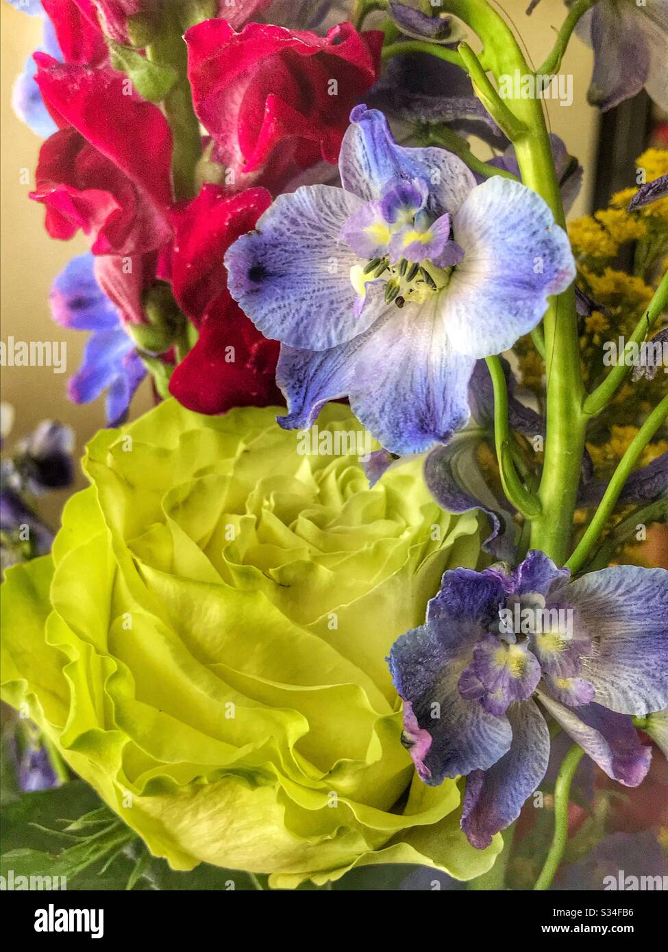 Flower bouquet detail Stock Photo - Alamy