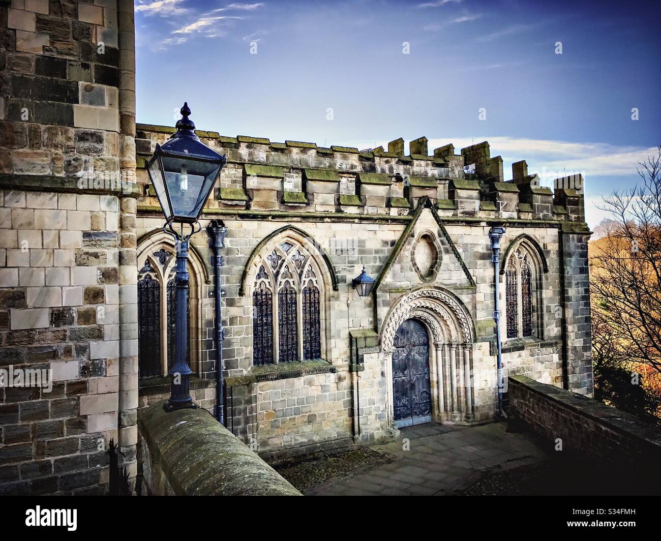 Architecture of Durham City, North East England. Gothic architectural ...