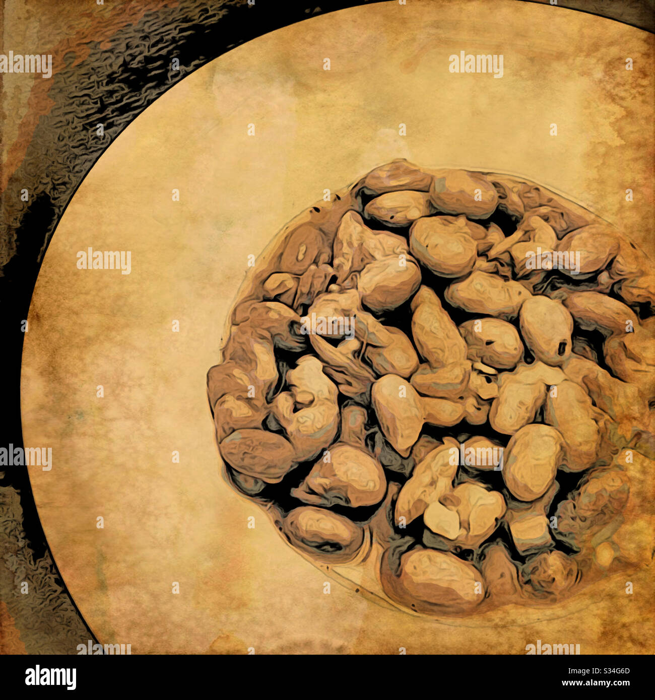 Bowl of Beans Stock Photo - Alamy