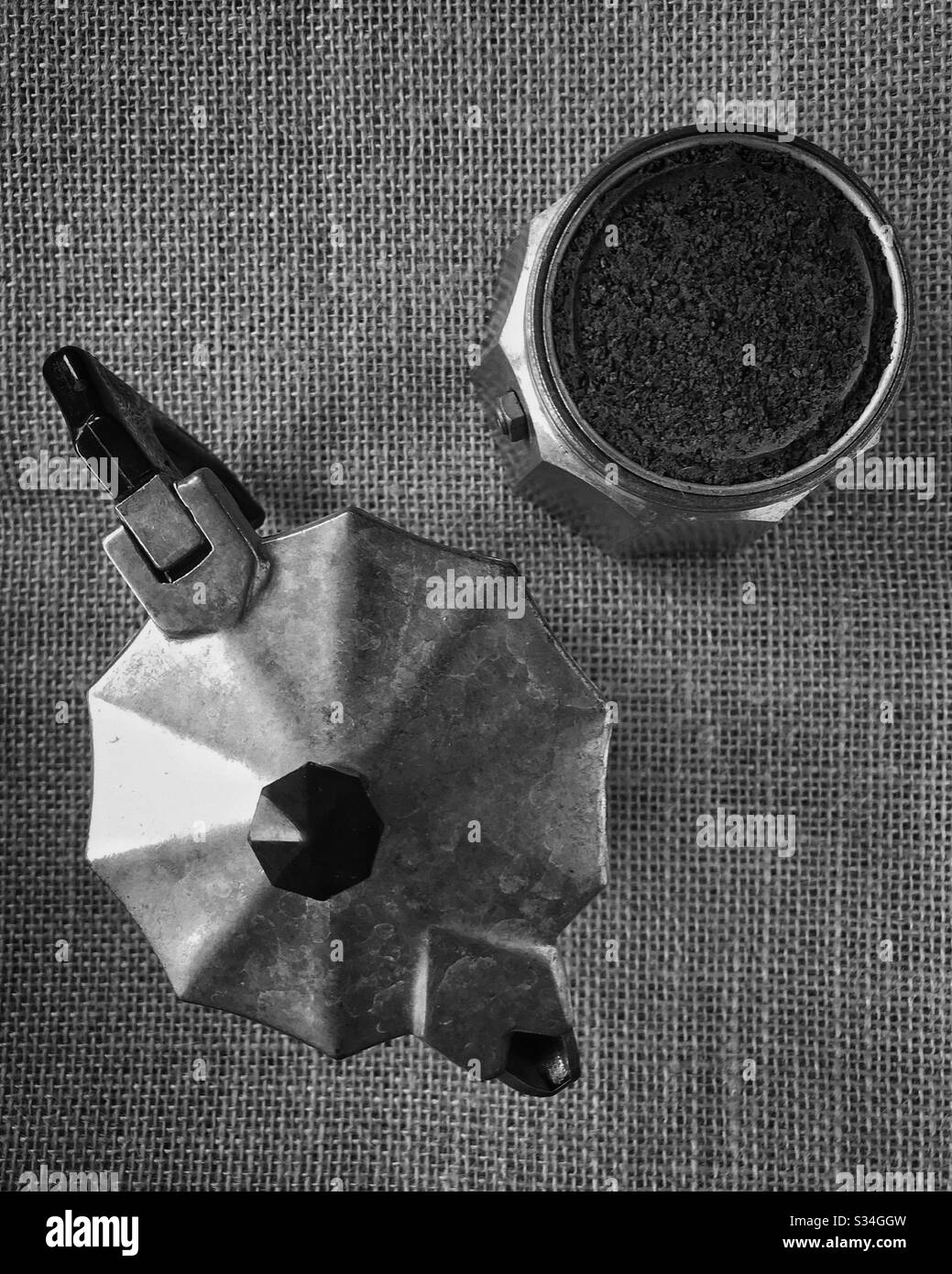 Italian coffee maker Stock Photo - Alamy