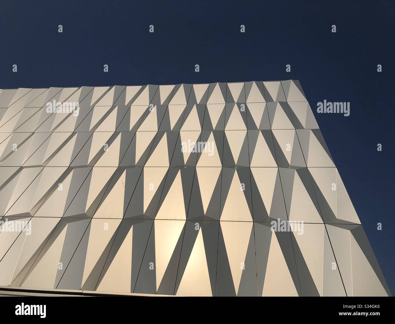 Pattern on building exterior Stock Photo - Alamy