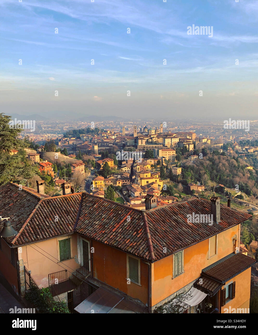 Bergamo castle hi-res stock photography and images - Alamy