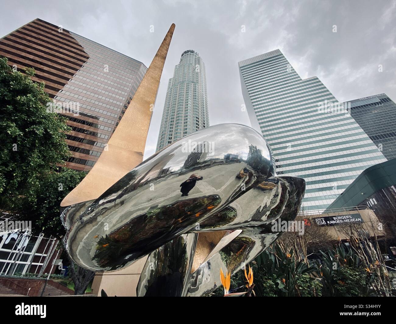 LOS ANGELES, CA, MAR 2020: artist Gideon Graetz, "Mind, Body, and ...