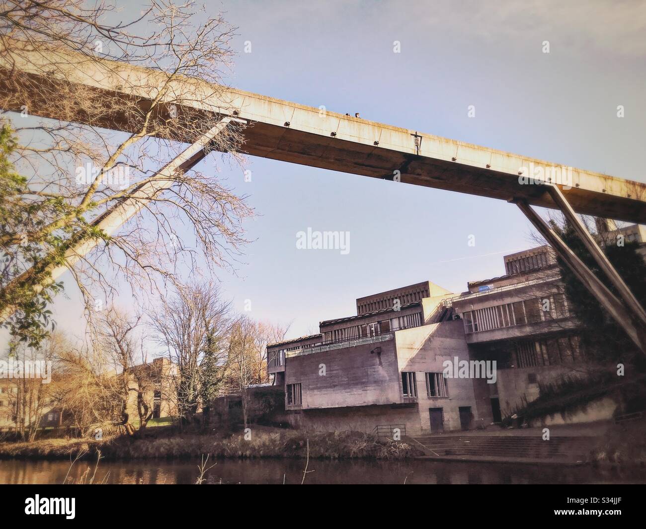 Architecture of Durham City, North East England. Brutalist ...