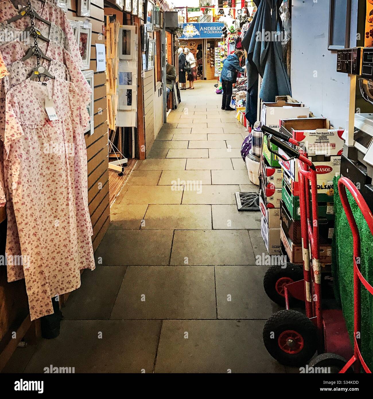 Durham indoor market hi-res stock photography and images - Alamy