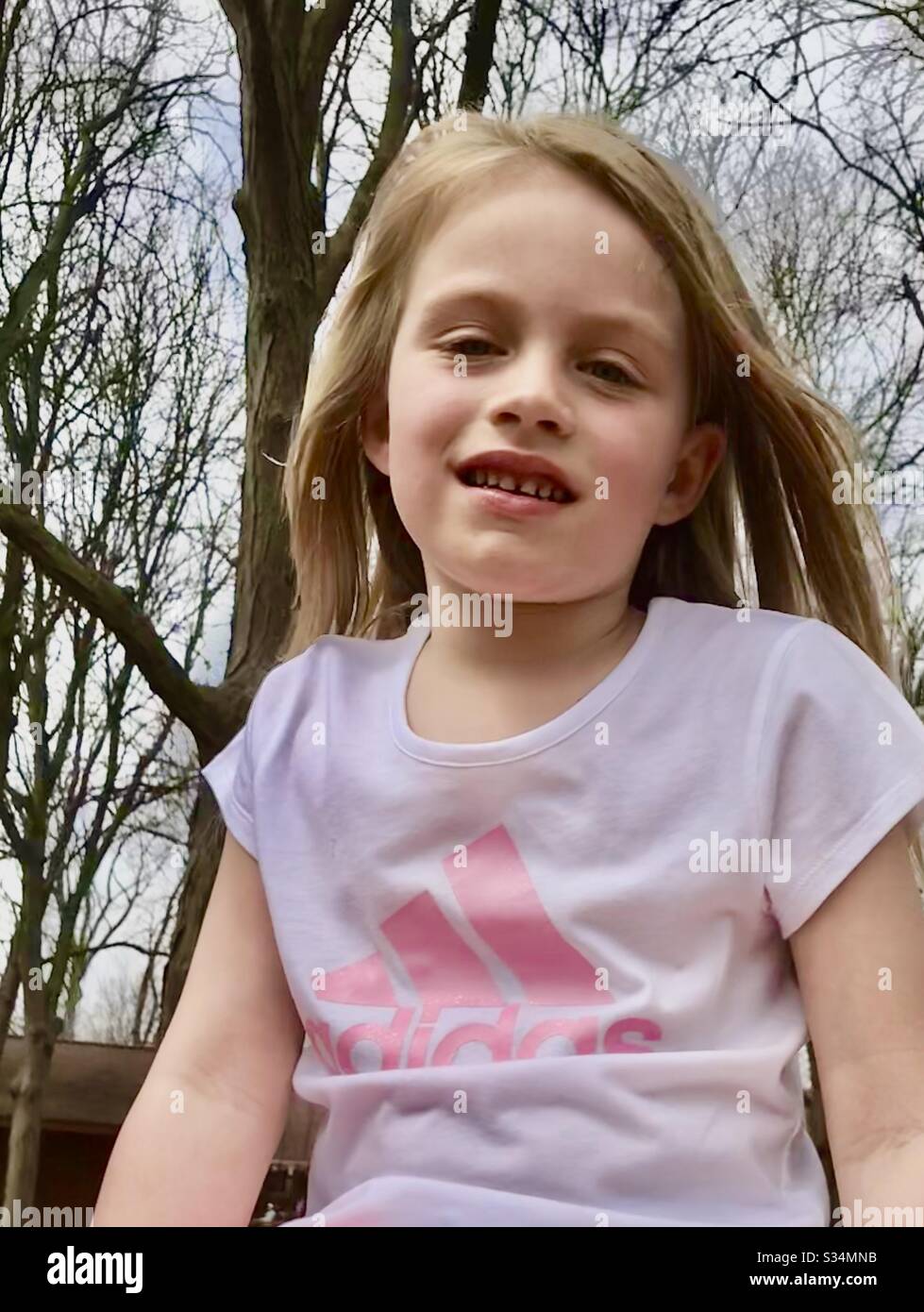 Pretty blond girl Stock Photo - Alamy