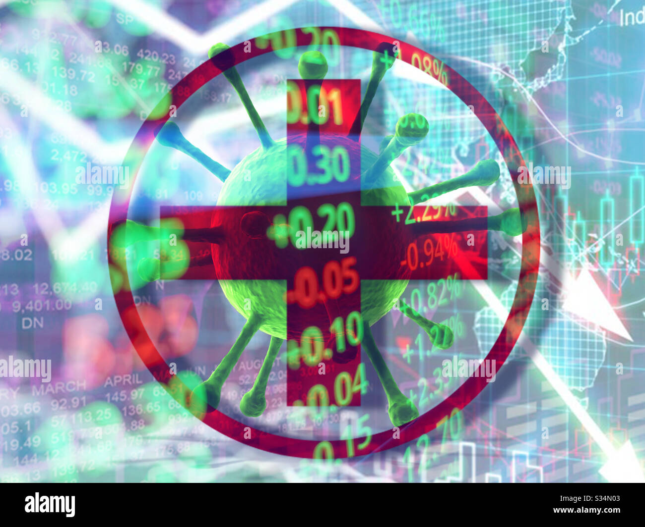 Corona virus effect hi-res stock photography and images - Alamy