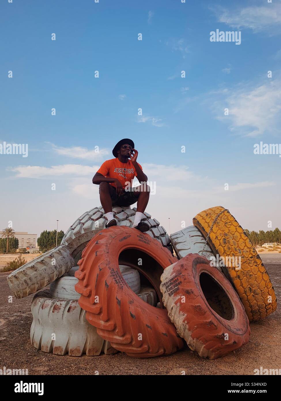 Desert tyres hi-res stock photography and images - Alamy