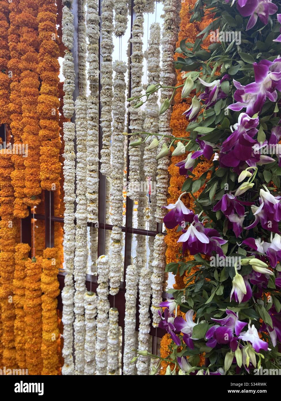 Orange flowers india hi-res stock photography and images - Alamy