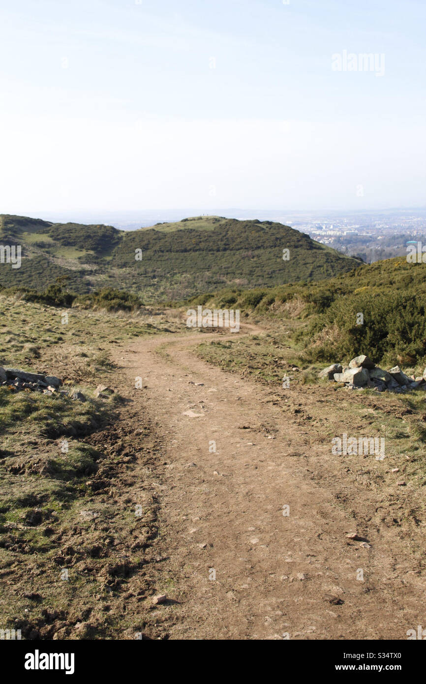 Pathway through the hills hi-res stock photography and images - Alamy