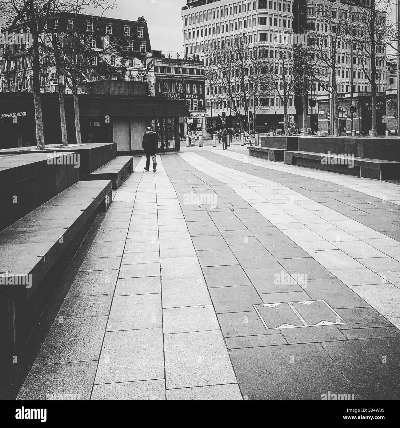 Covid lockdown uk Black and White Stock Photos & Images - Alamy