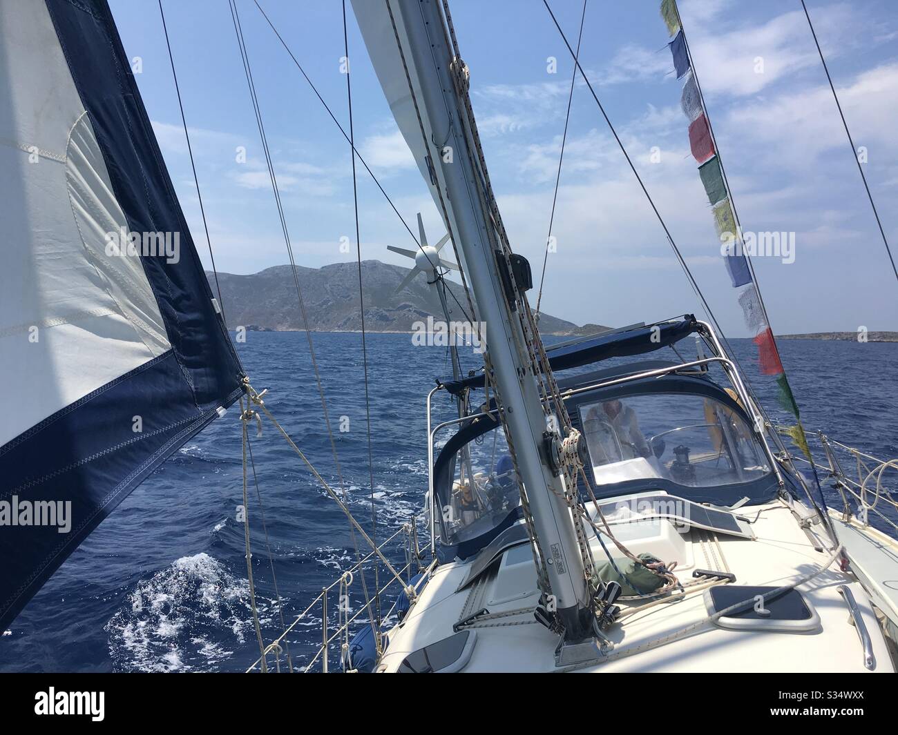 Greek islands sailing hi-res stock photography and images - Alamy