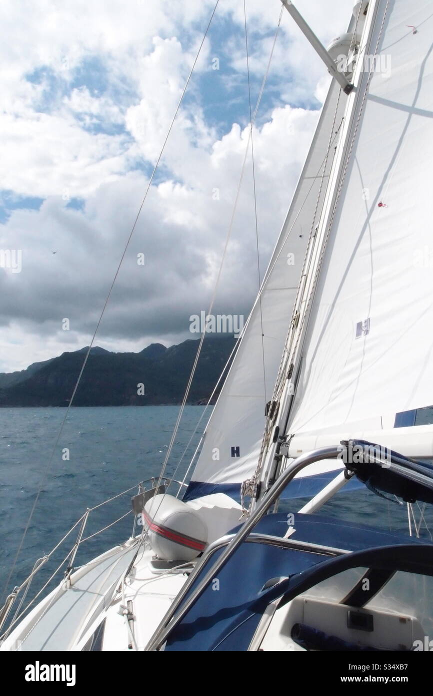Storm sails yacht hi-res stock photography and images - Alamy