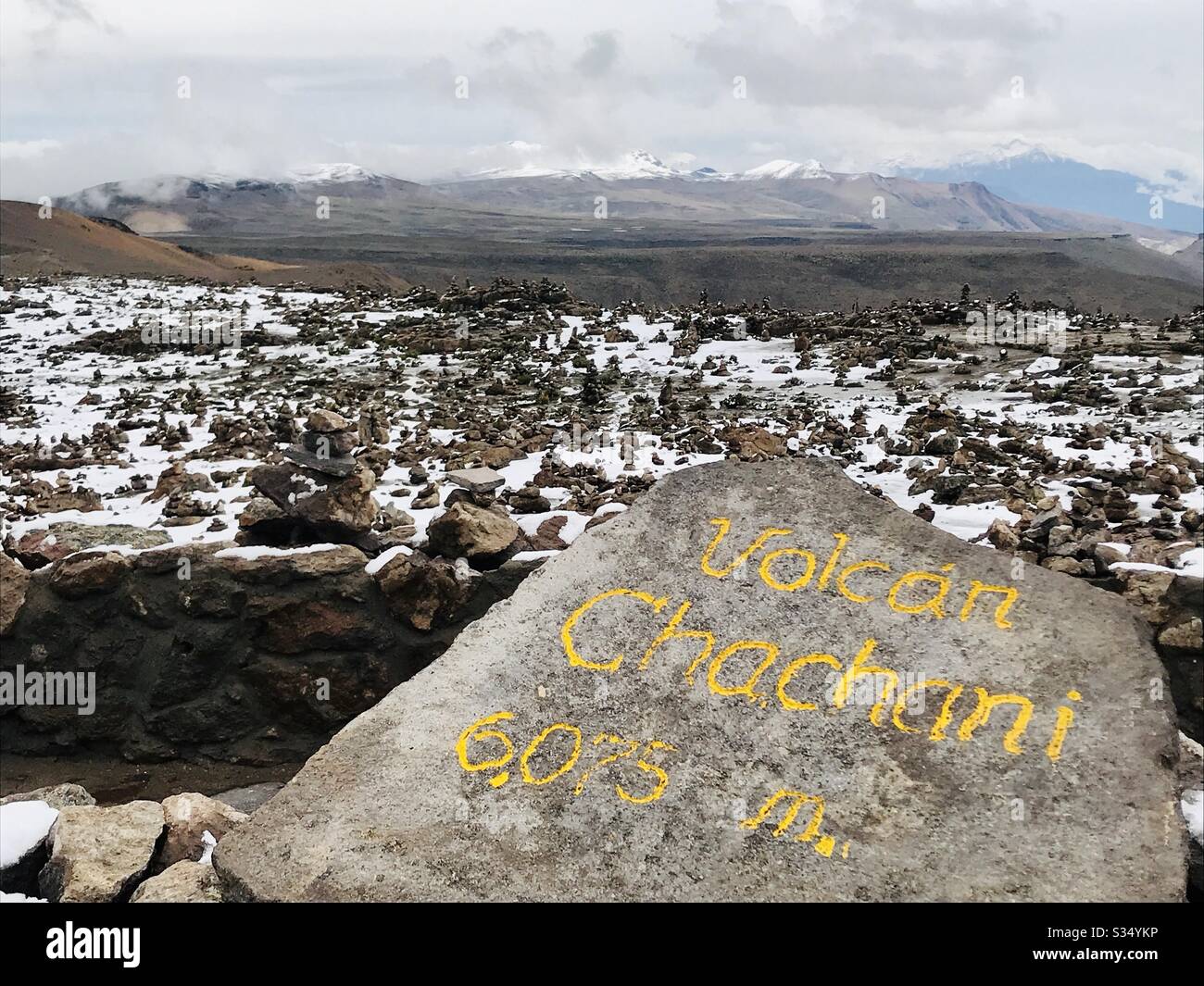 Volcano andes rocks hi-res stock photography and images - Alamy