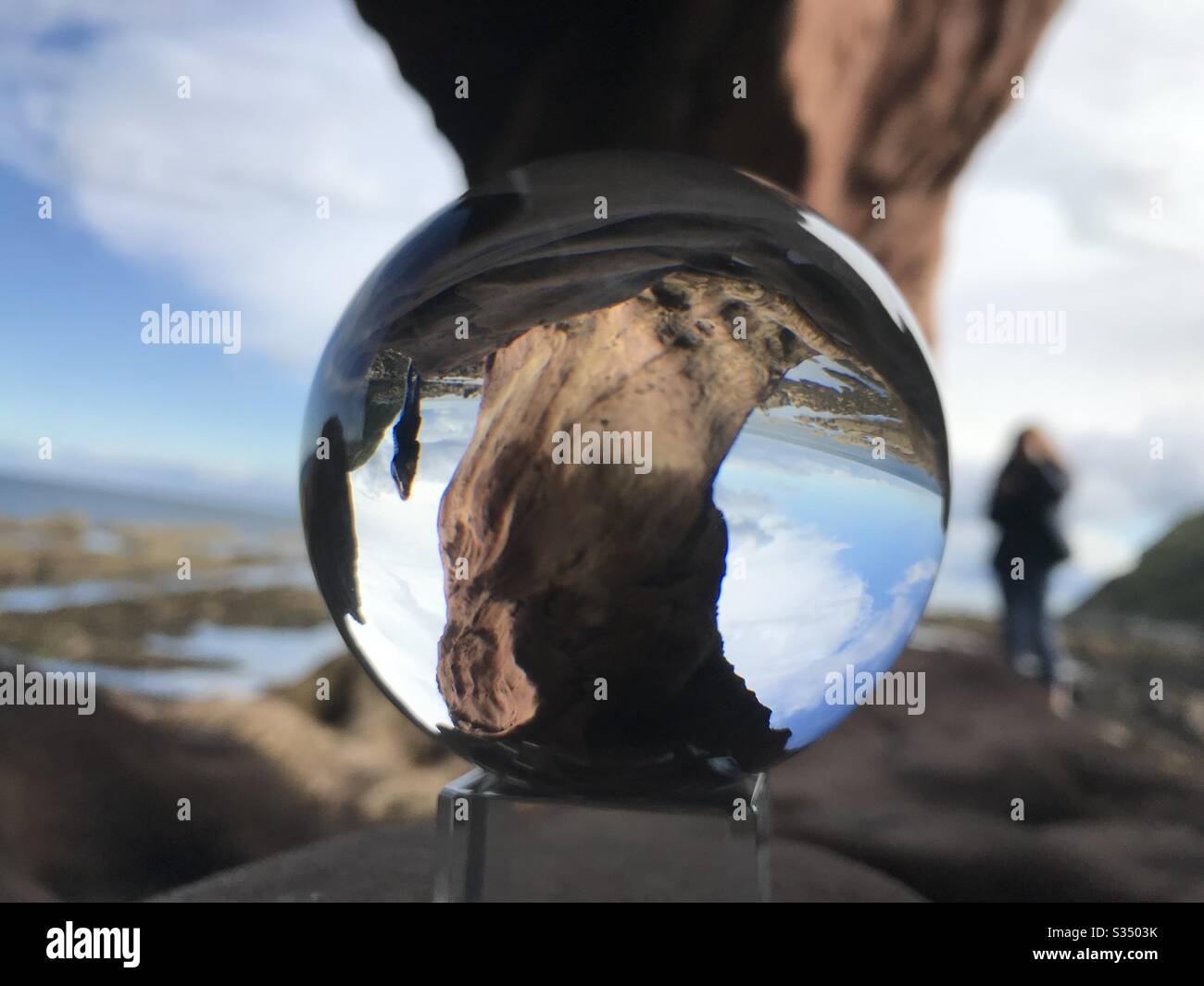 Crystal ball no.2 Stock Photo - Alamy