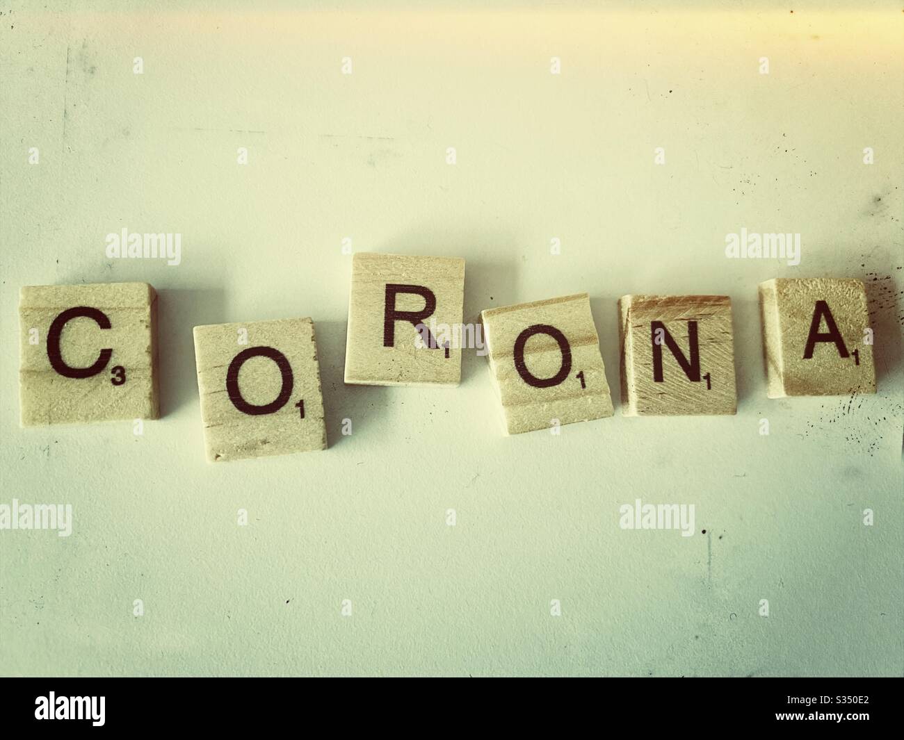 Covid 19 letter tiles hi-res stock photography and images - Alamy