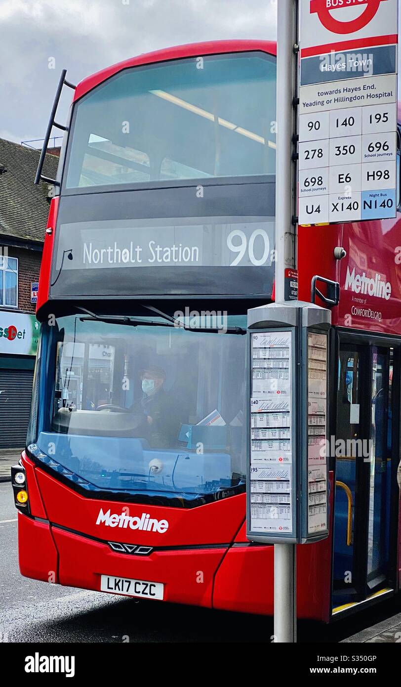 London bus driver hi-res stock photography and images - Alamy