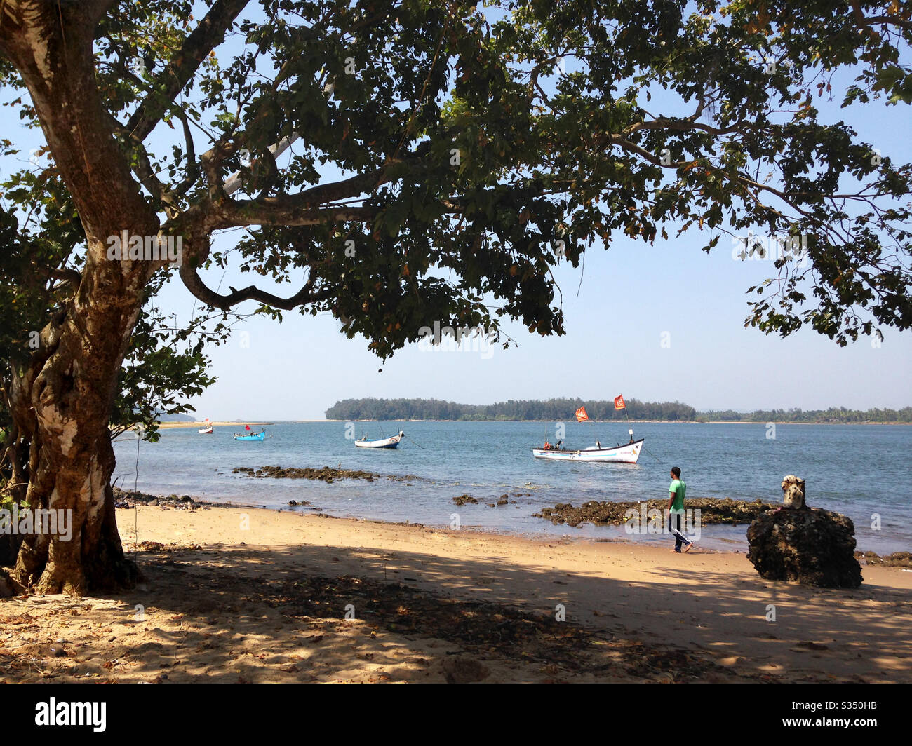 Early morning view of Karwar beach in Karnataka, India Stock Photo - Alamy