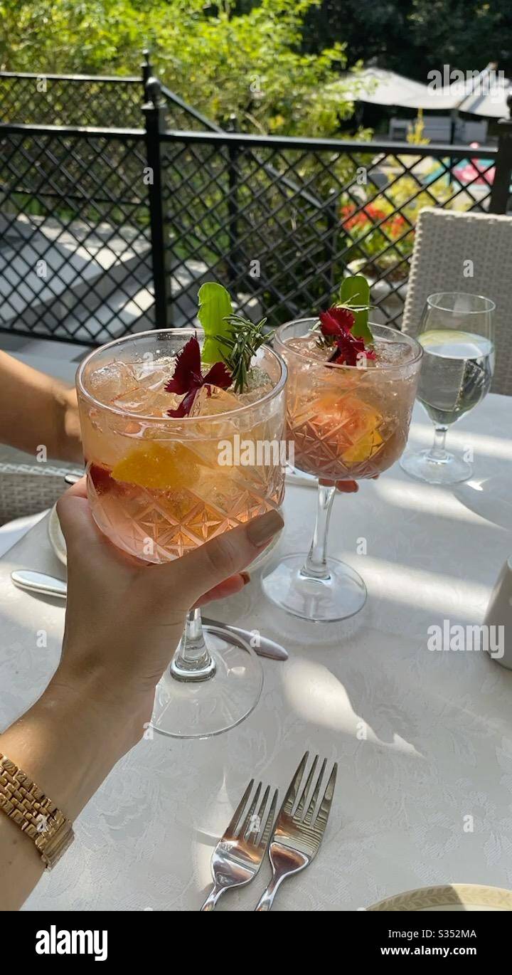 Gin and tonic cheers hi-res stock photography and images - Alamy