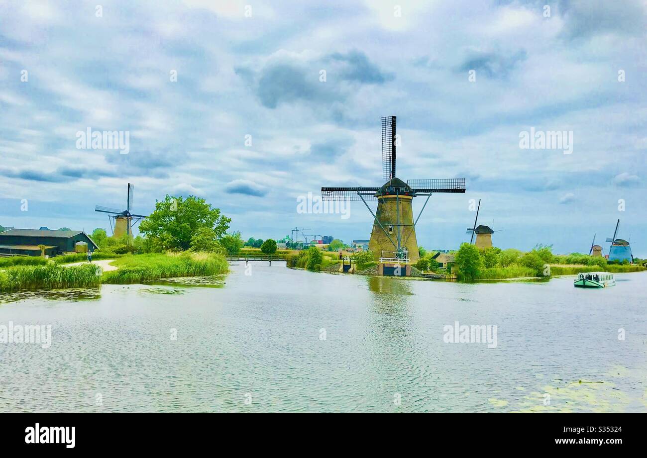 Dutch heritage windmills hi-res stock photography and images - Alamy