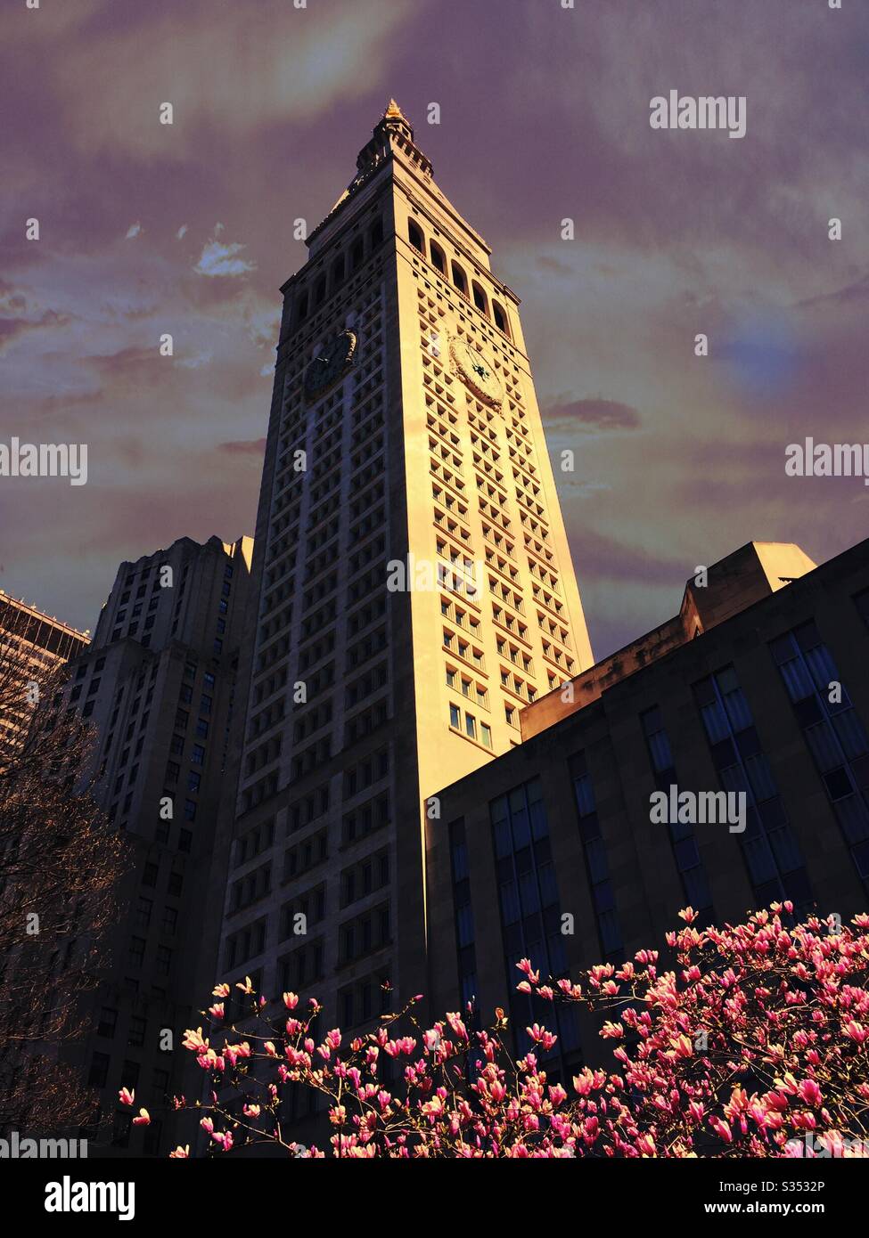 The MetLife tower at 1 Madison Ave. as seen from Madison Square, Park ...