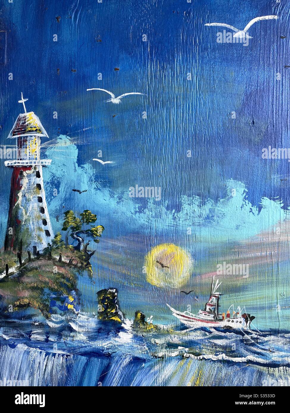 Graffiti Nautical Star