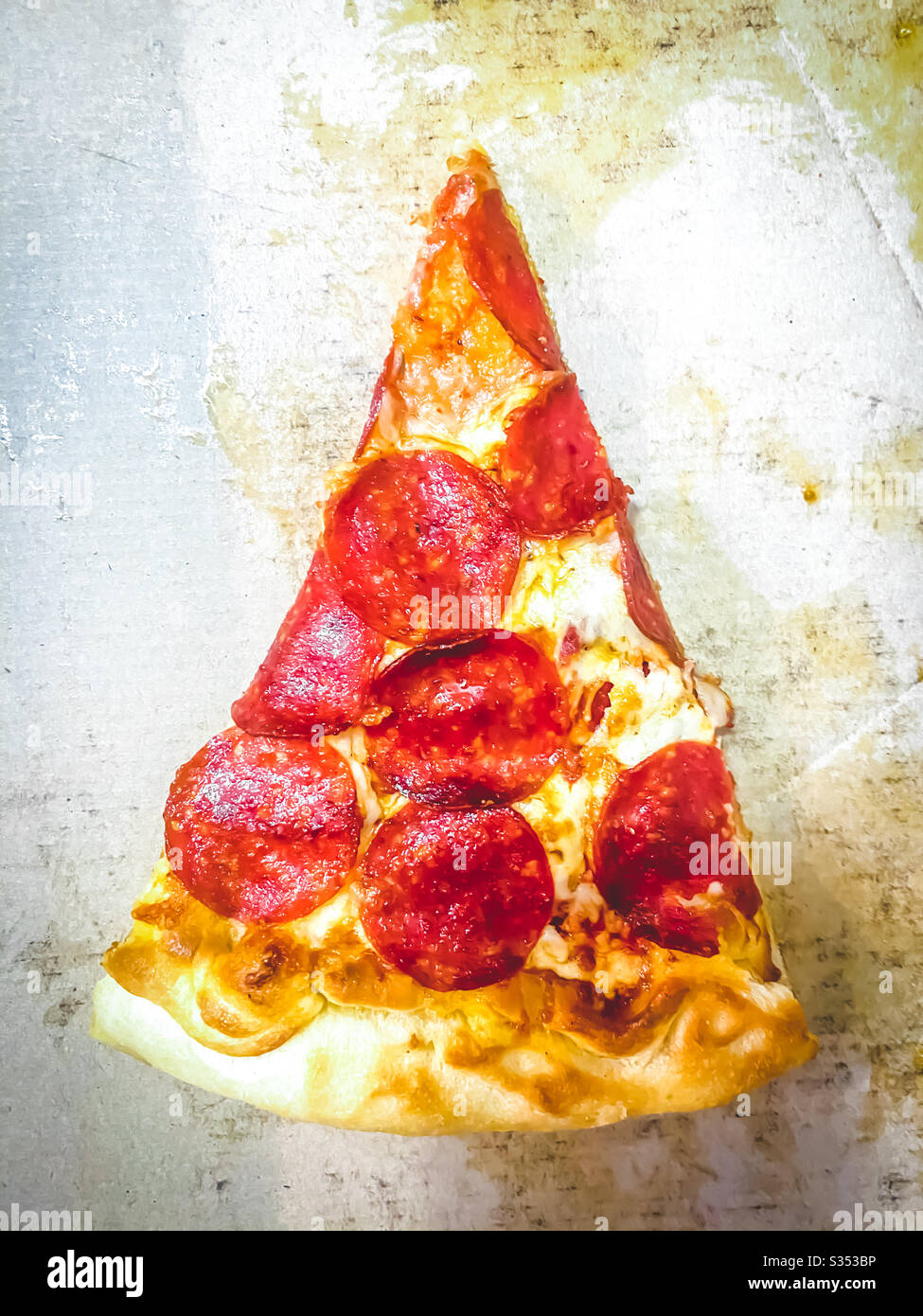 A slice of pepperoni pizza hi-res stock photography and images - Alamy