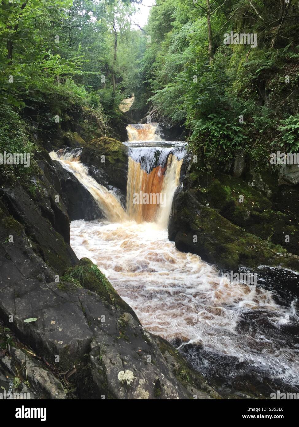 Ingleton waterfall trail hi-res stock photography and images - Alamy