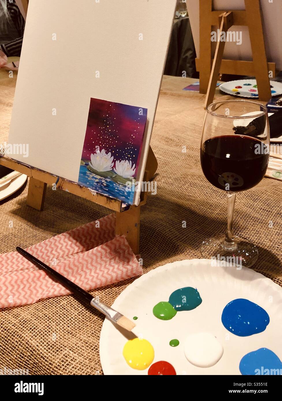 Night painting hi-res stock photography and images - Alamy