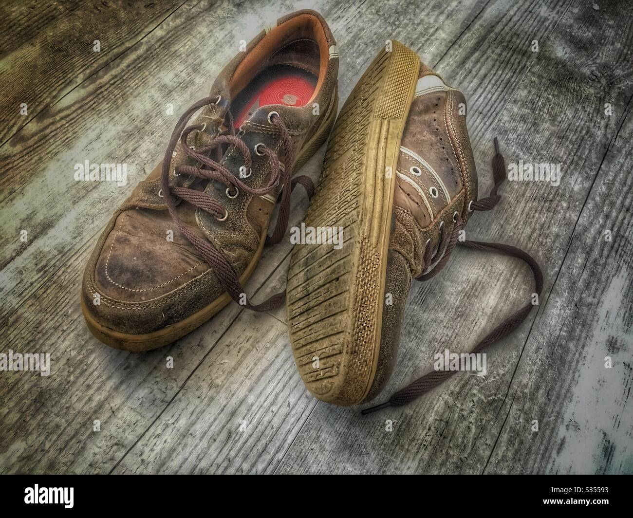 Worn with shoes hi-res stock photography and images - Alamy