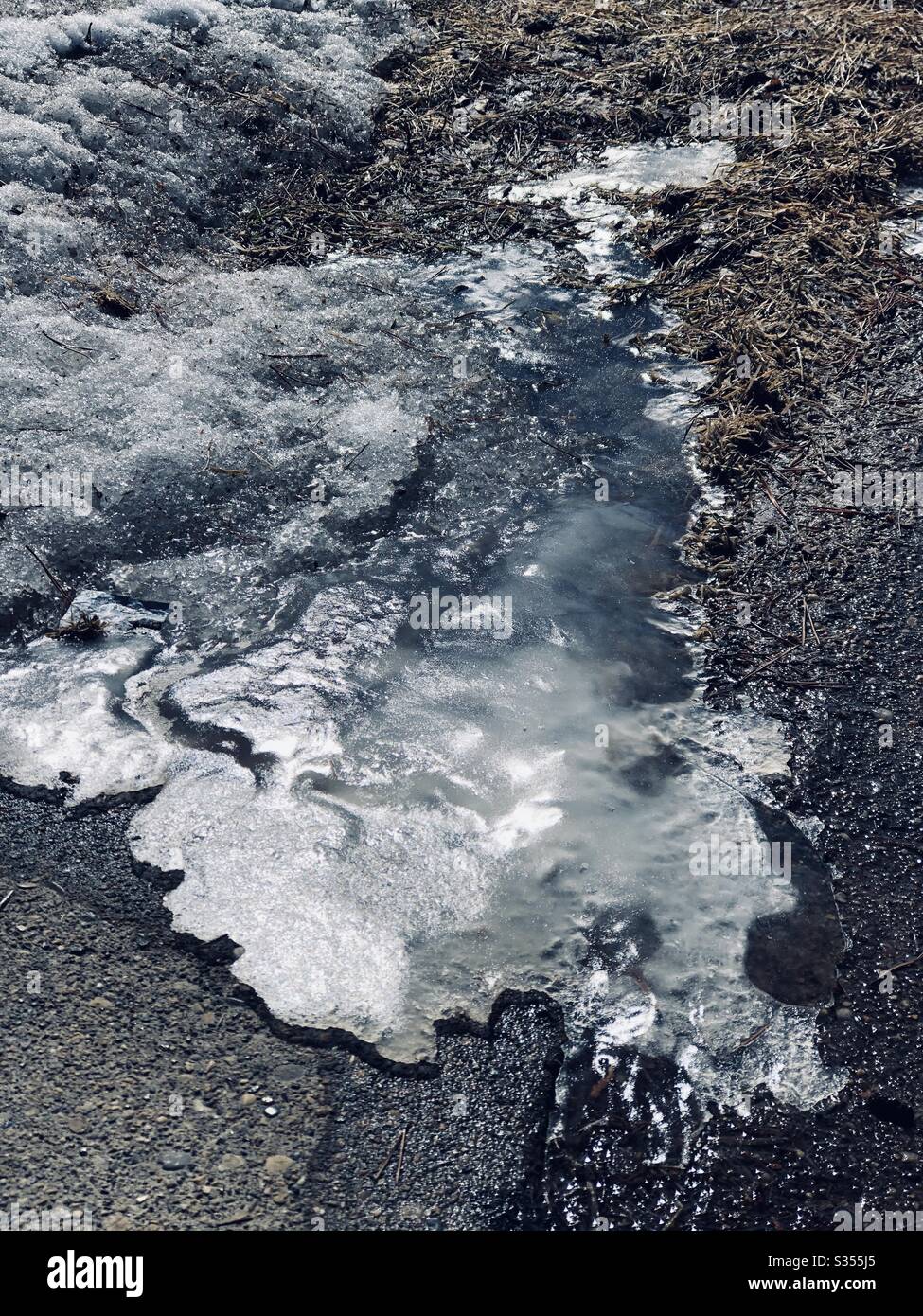 Melting snow and ice hi-res stock photography and images - Alamy