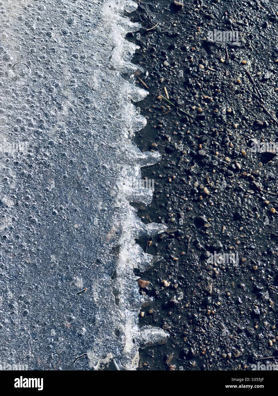 Melting snow and ice hi-res stock photography and images - Alamy