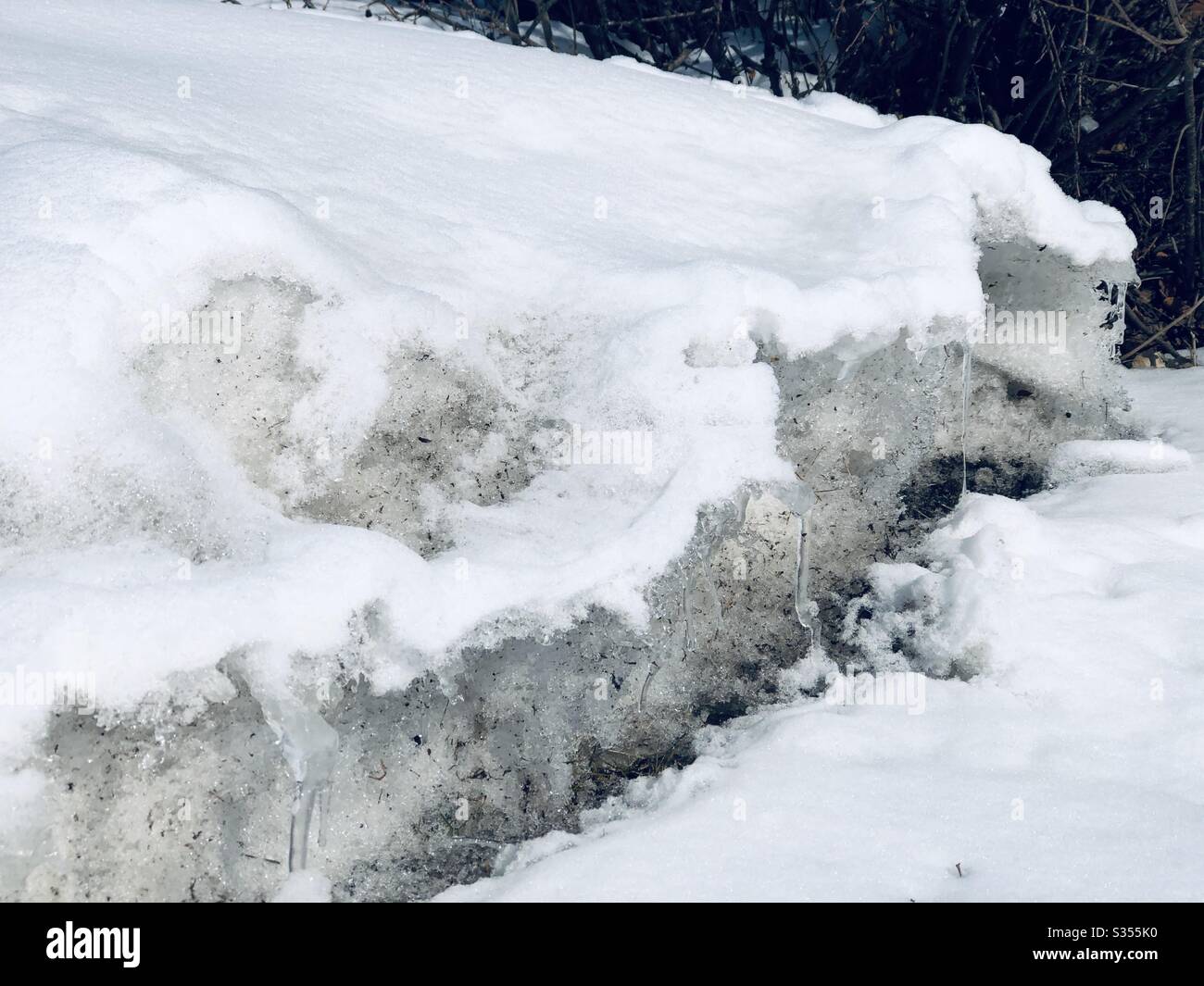 Melting snow and ice hi-res stock photography and images - Alamy