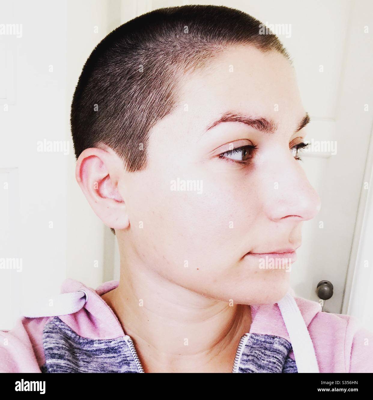 Buzz cut hair hi-res stock photography and images - Alamy