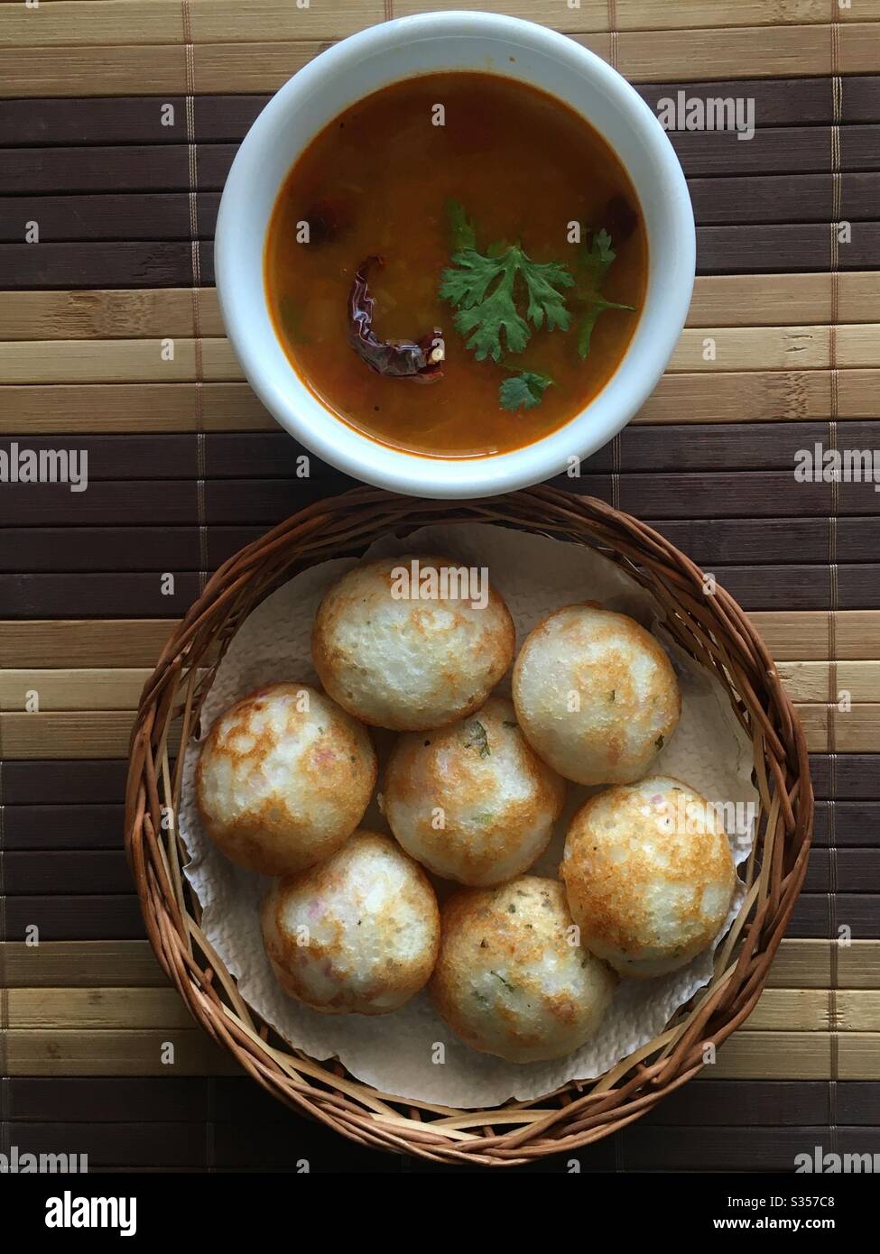 Delicious hot Appe freshly made for breakfast. Appe are South Indian ...