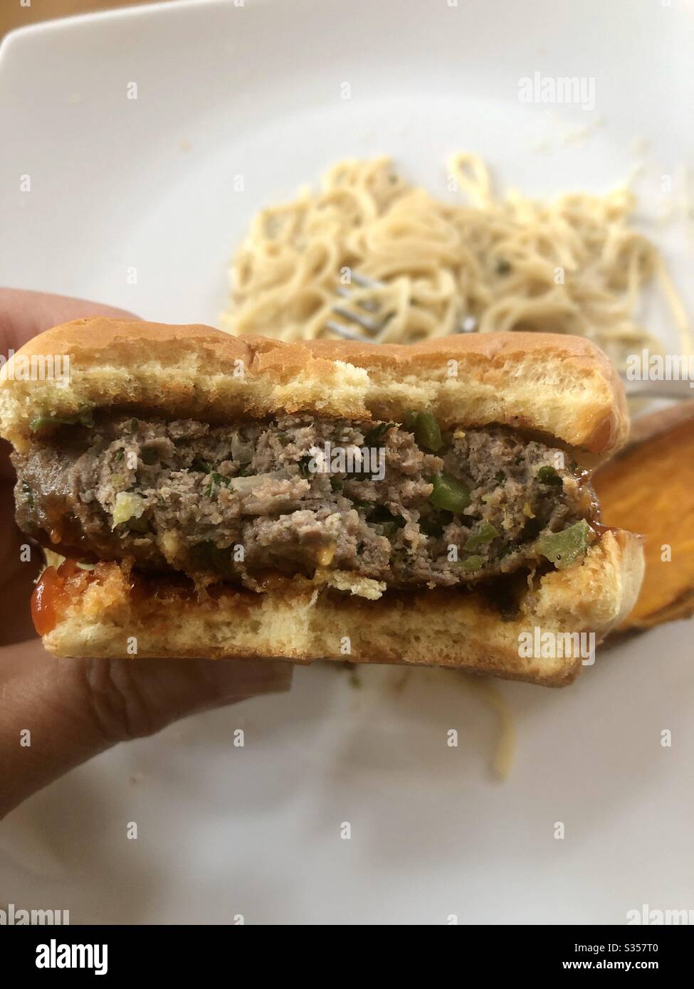 Half Burger High Resolution Stock Photography and Images - Alamy