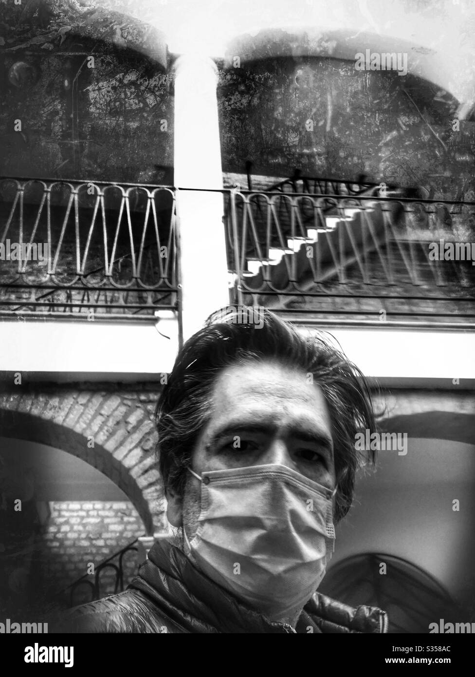 Man face mask hi-res stock photography and images - Alamy