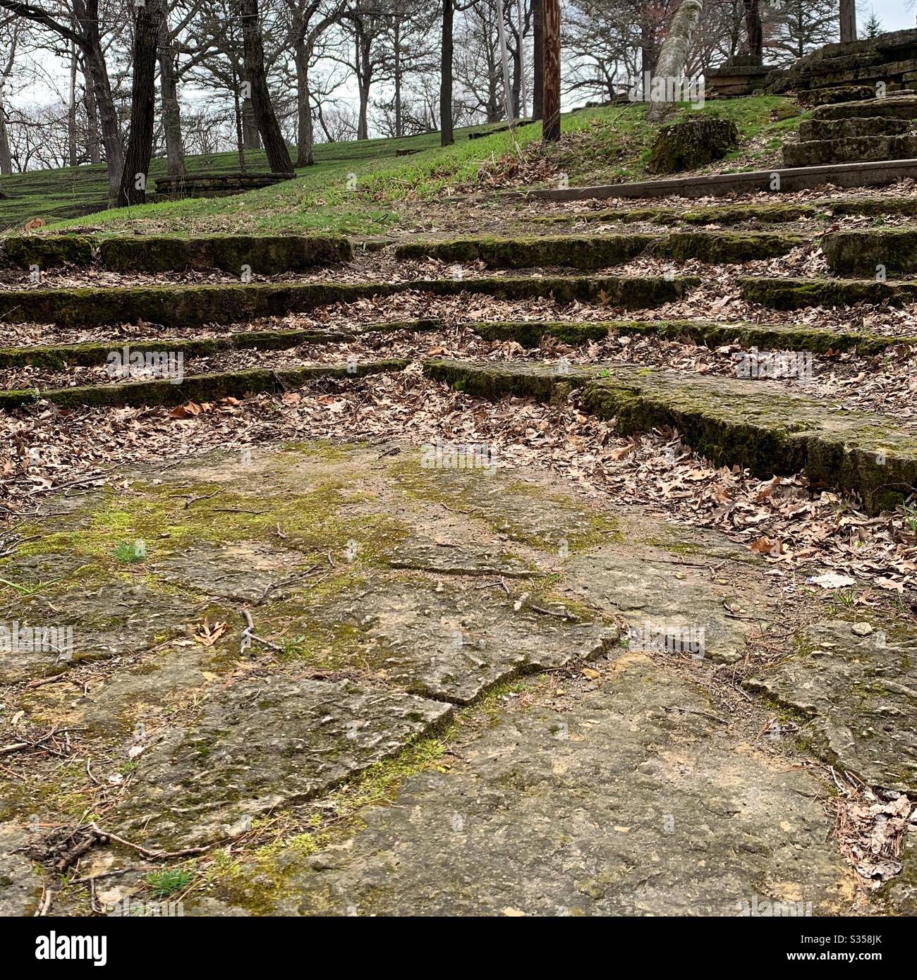 Covered stairs hi-res stock photography and images - Alamy
