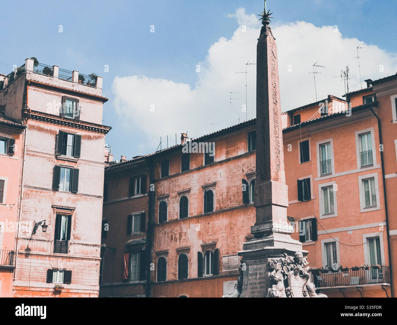 Piazza Della Rotunda, Rome Stock Photo - Alamy