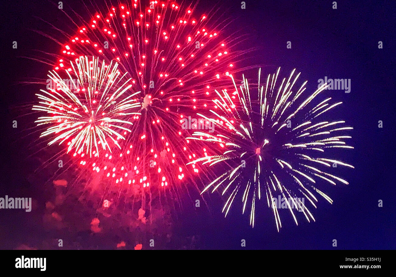 Fireworks Display to Welcome 2020 Stock Photo - Alamy