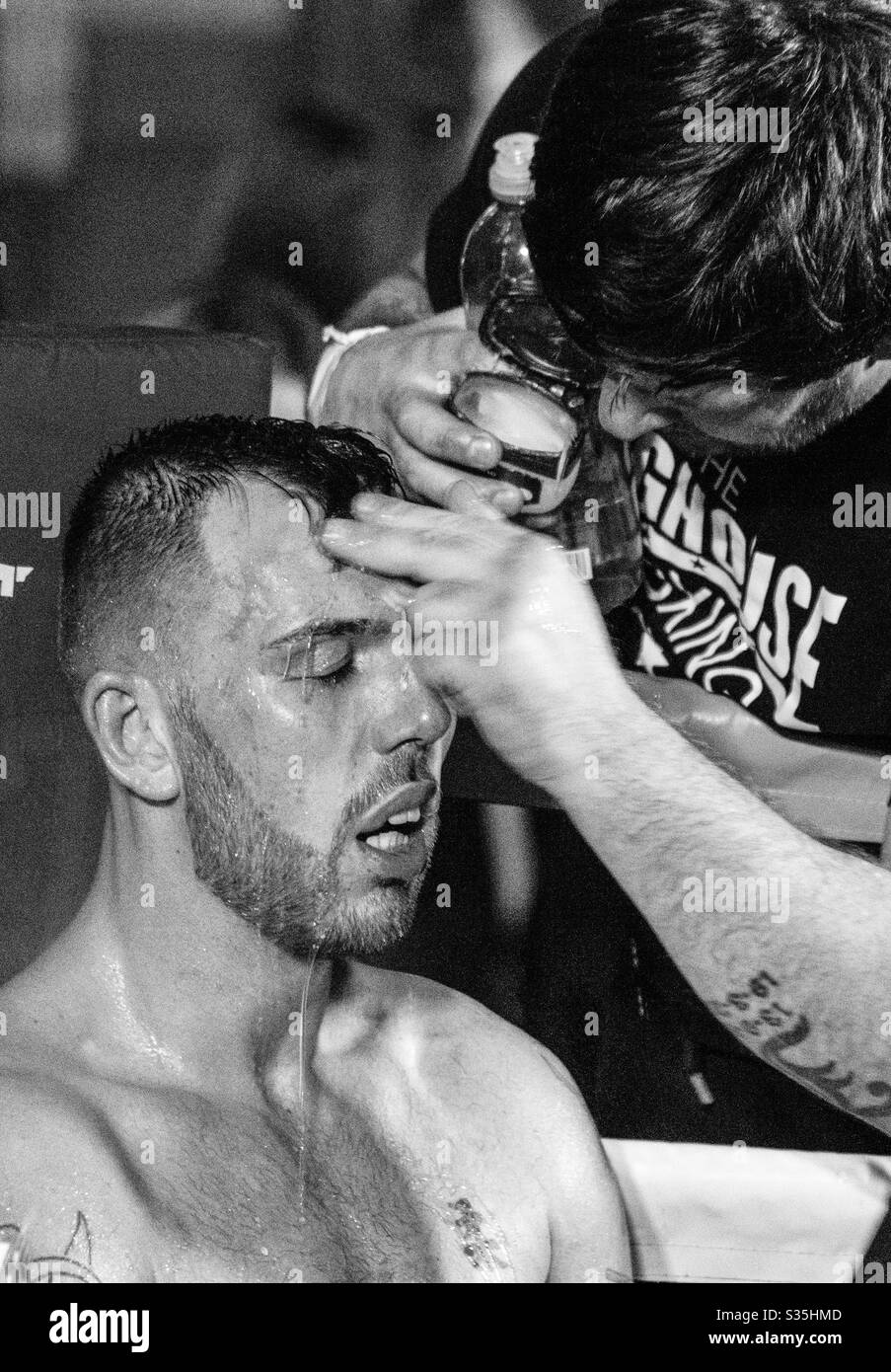 Boxing corner Black and White Stock Photos & Images - Alamy