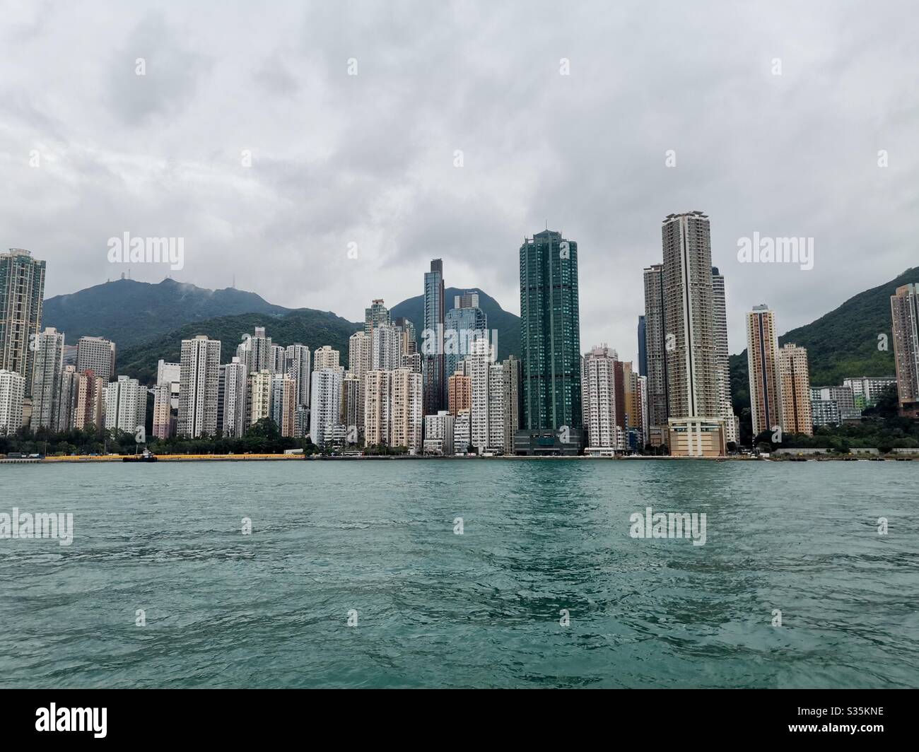 Skyline of Kennedy town in Hong Kong Stock Photo - Alamy