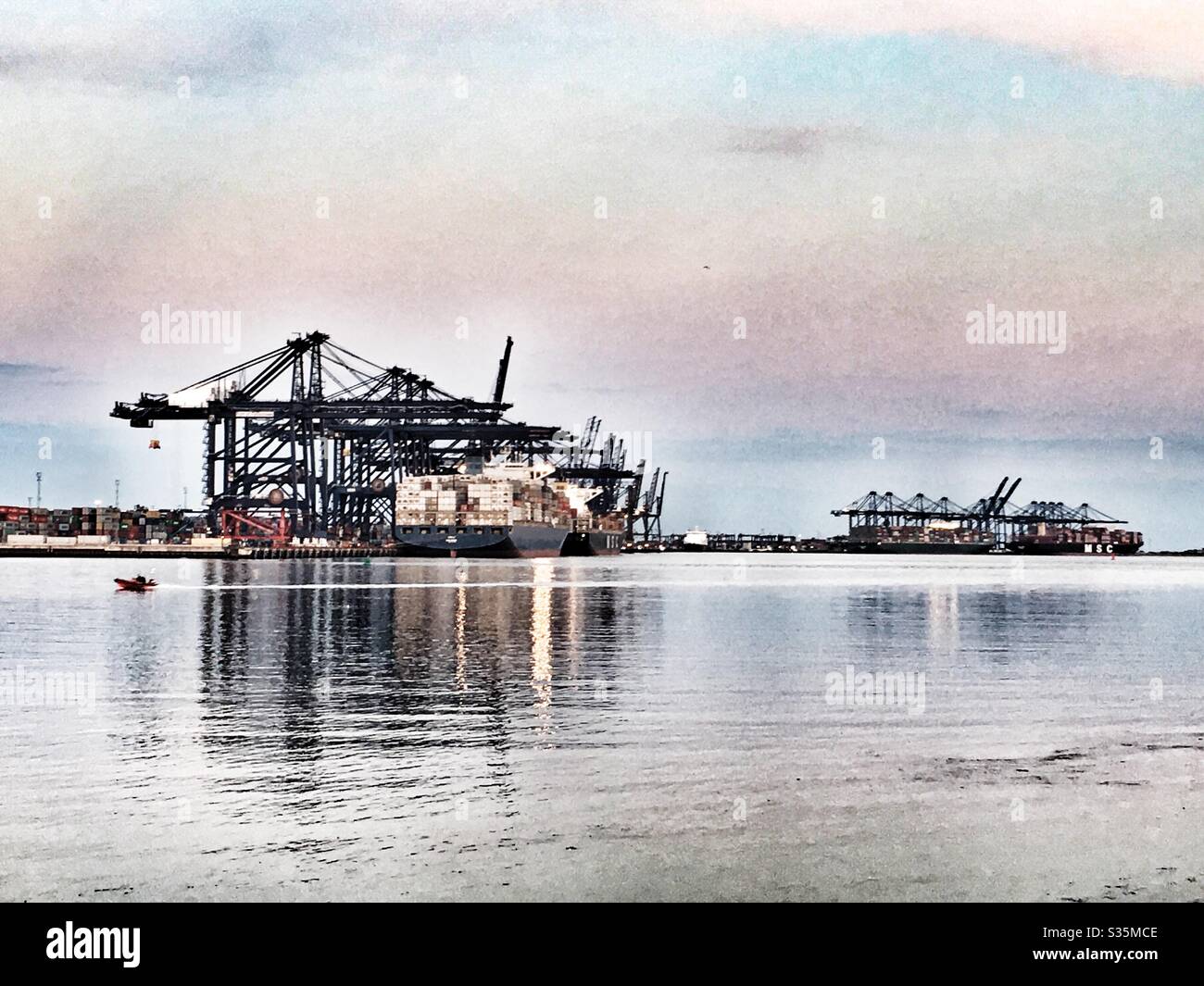 Port of Felixstowe Suffolk England Stock Photo - Alamy