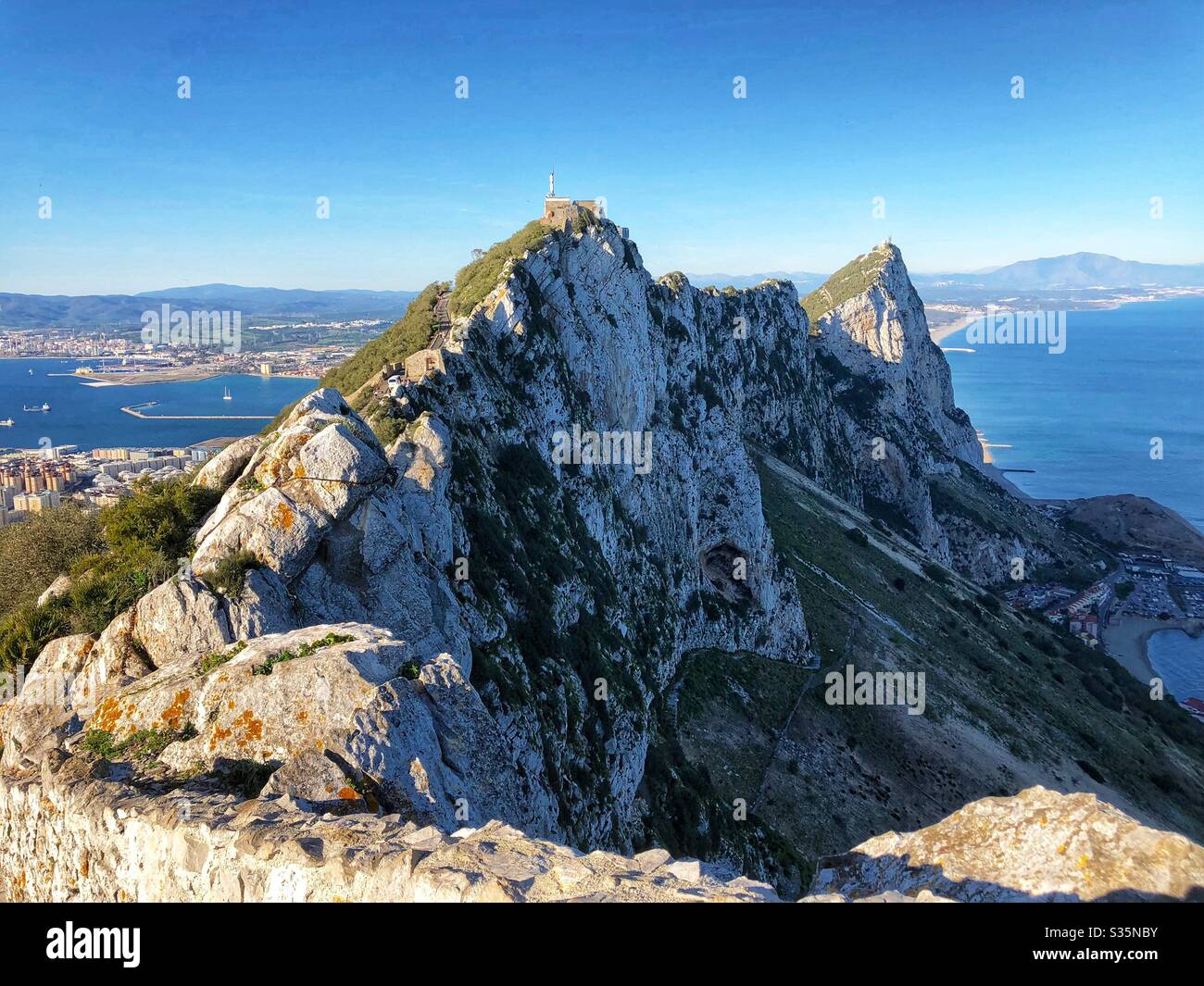 The rock of Gibraltar Stock Photo - Alamy
